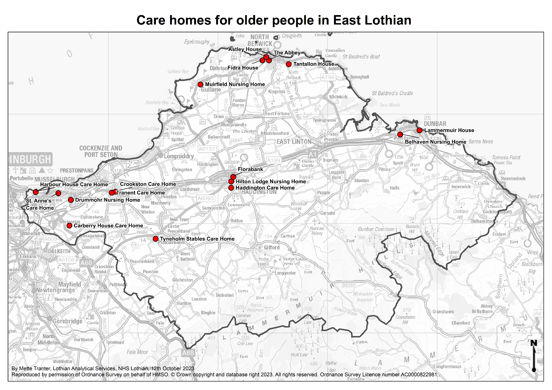 East Lothian – Care Homes