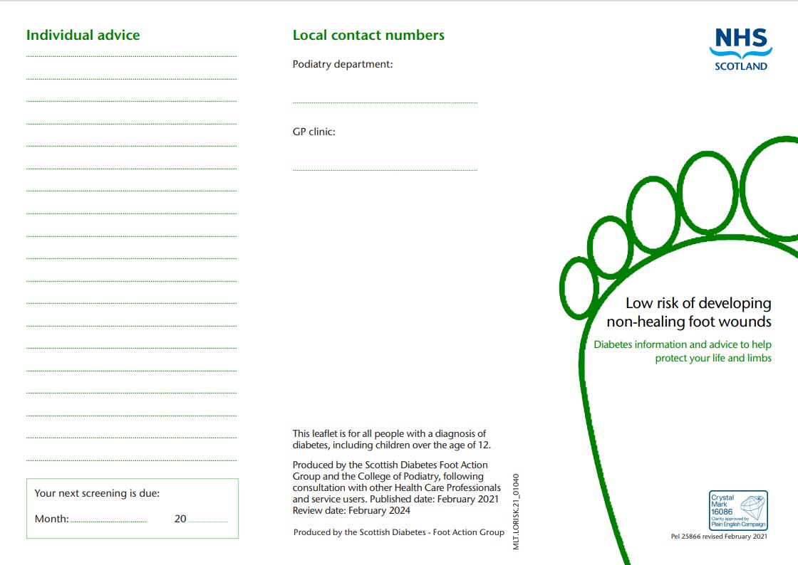 Patient Information Leaflets – Diabetes Managed Clinical Network