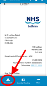 Electronic Letters – NHS Lothian | Our Services