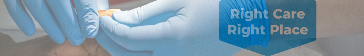 Minor Injuries Unit – Right Care Right Place